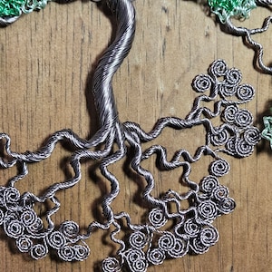 Large Elegant Wall Mounted Tree of Life Wire Sculpture Handcrafted Home ...