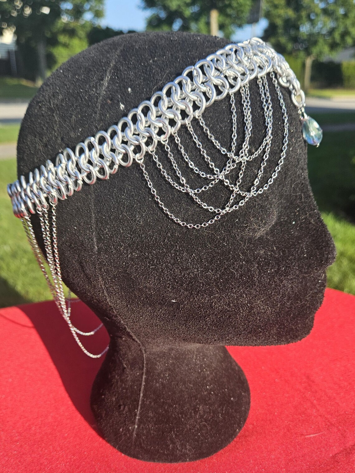 Medieval Chainmail Headdress – Handmade Armor-inspired Headpiece for ...