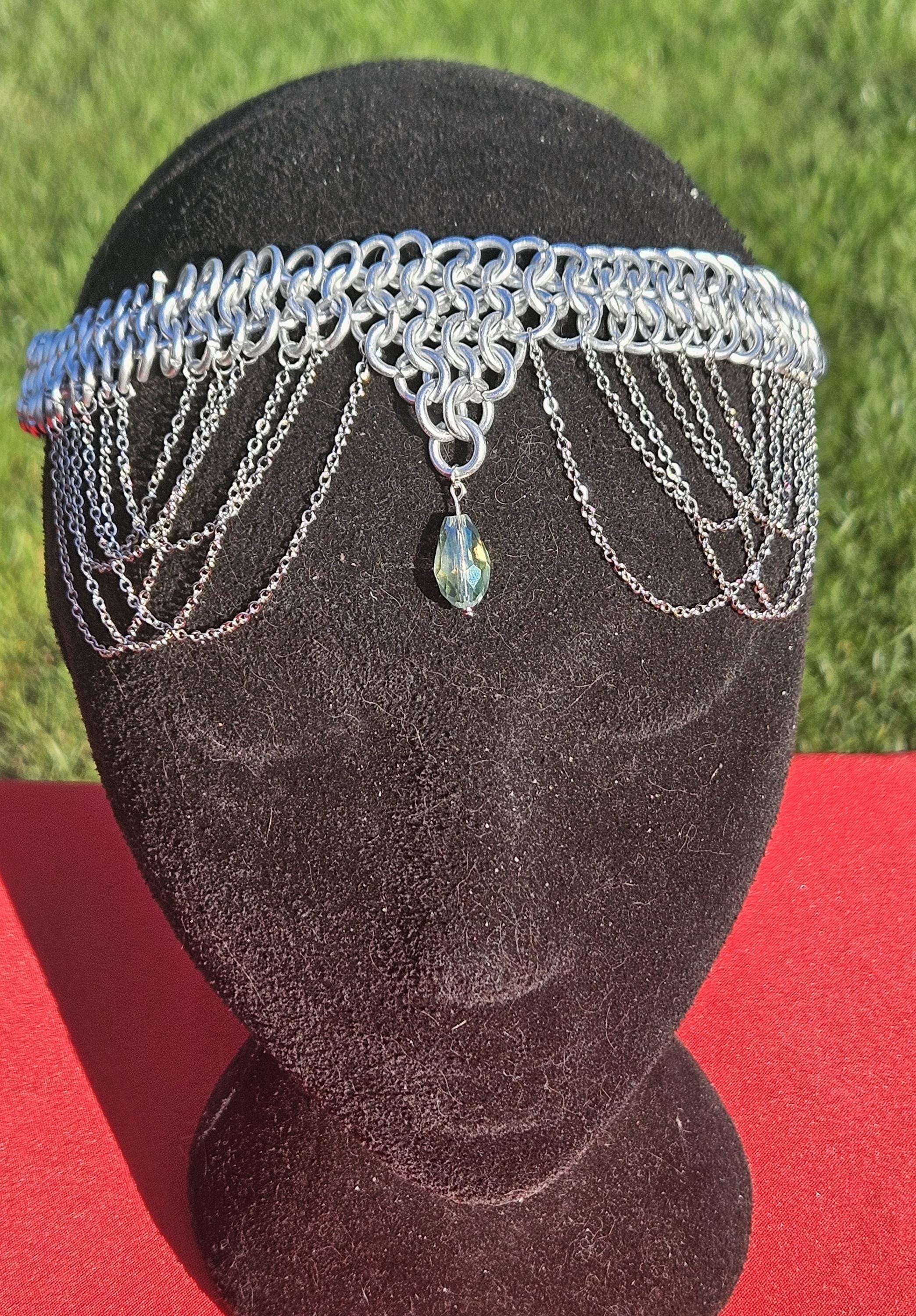 Medieval Chainmail Headdress – Handmade Armor-inspired Headpiece for ...
