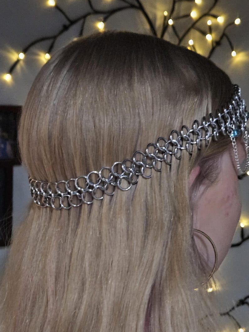 Medieval Chainmail Headdress – Handmade Headpiece Armor-inspired for ...