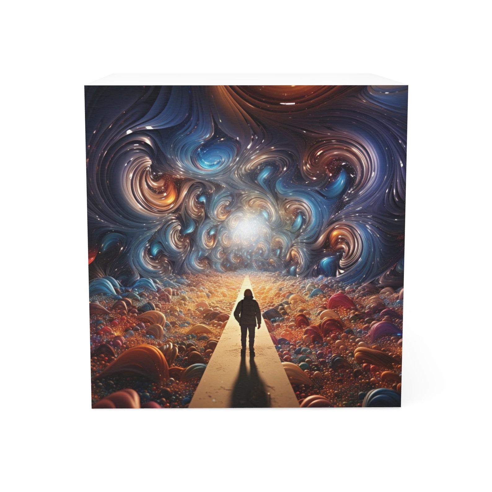 3D cosmic Continuum Print Sticky Note Pad 700 Sheets per Cube Unique ...