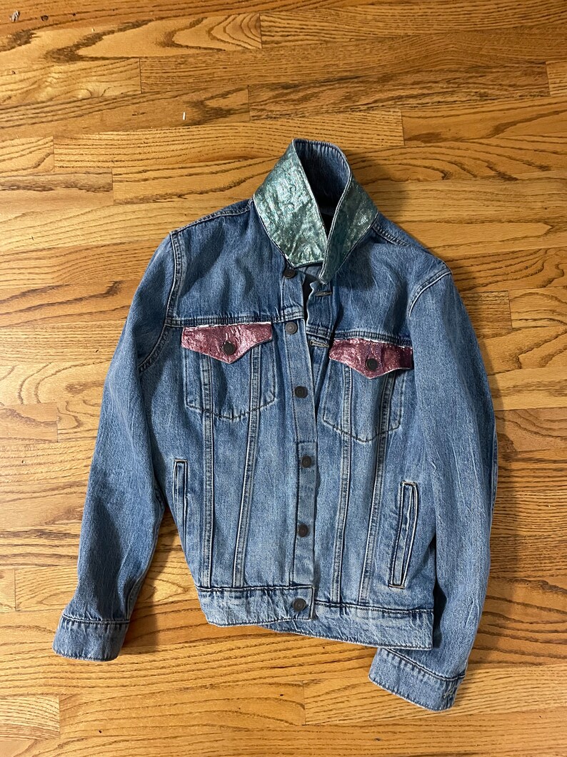 Taylor Swift Eras Tour Jean Jacket the Tortured Poets Department Album ...