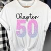 50th Birthday Sparkle Tee for Her-womens Birthday Shirt, Cute Birthday ...