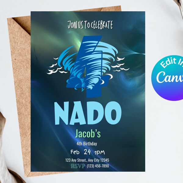 Fournado Party Invitation - Etsy