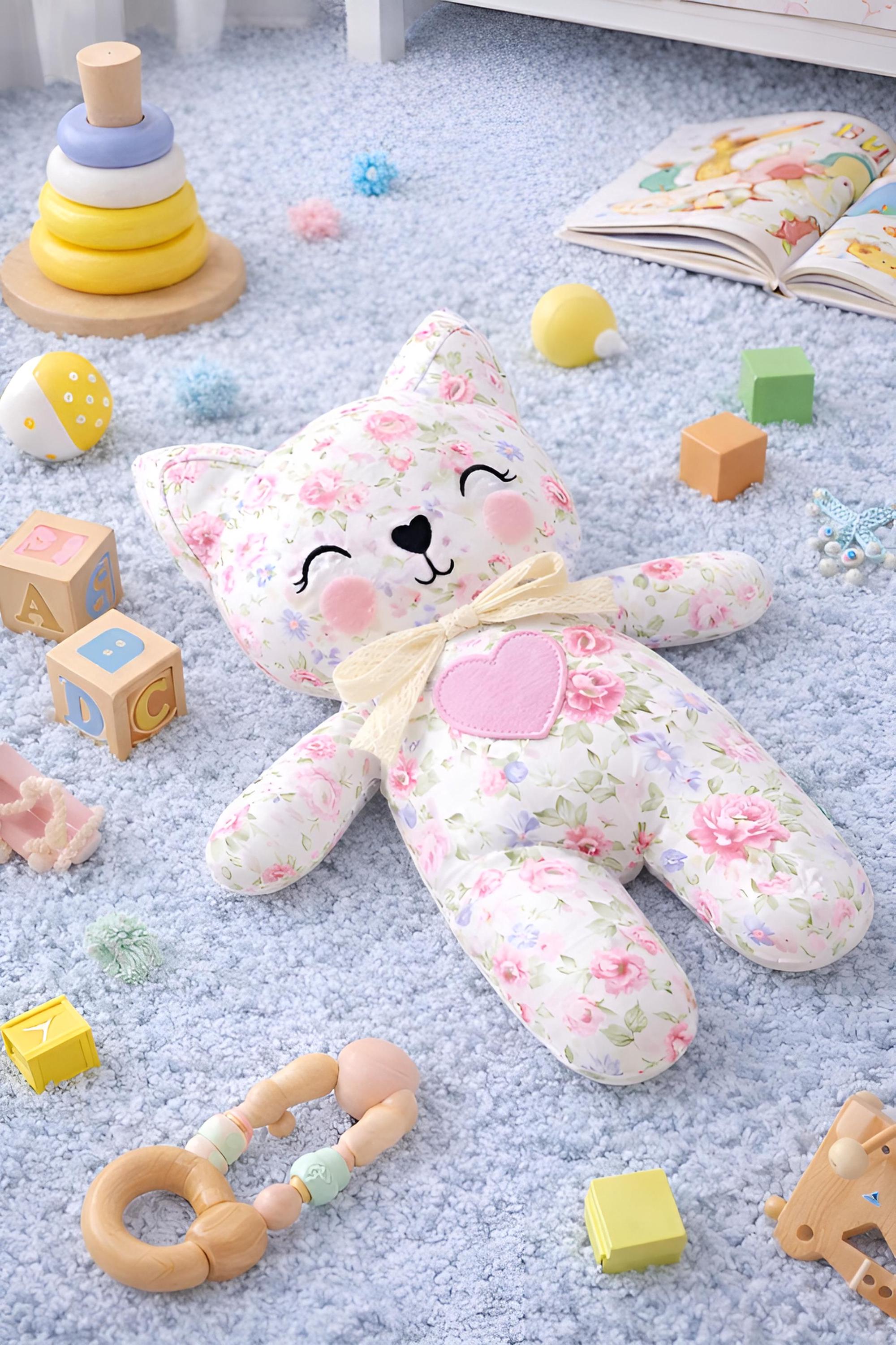 Plush Cat Sewing Pattern PDF, Soft Toy for Kids, Cuddle Gift DIY - Etsy