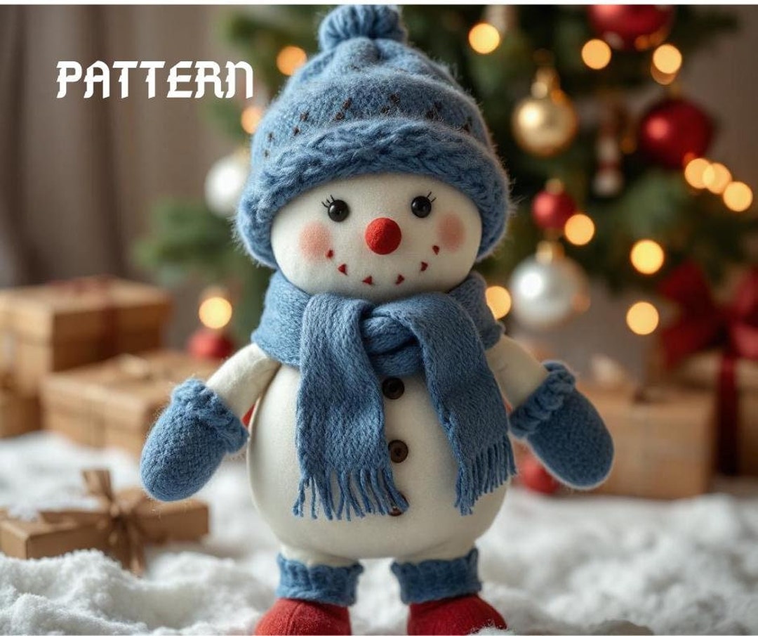 DIY Snowmen, Primitive Snowman Pattern to Sew Christmas Sewing ...