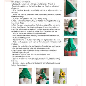 Gnome Sewing Pattern: DIY Christmas Tomte Tutorial (PDF Download ...
