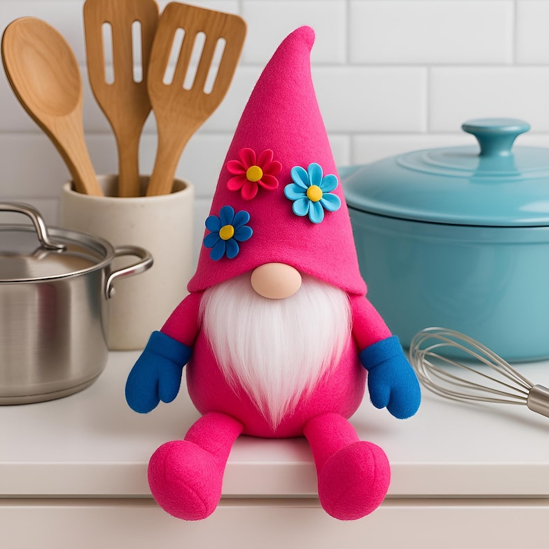 Gnome Sewing Pattern: DIY Christmas Tomte Tutorial (PDF Download ...