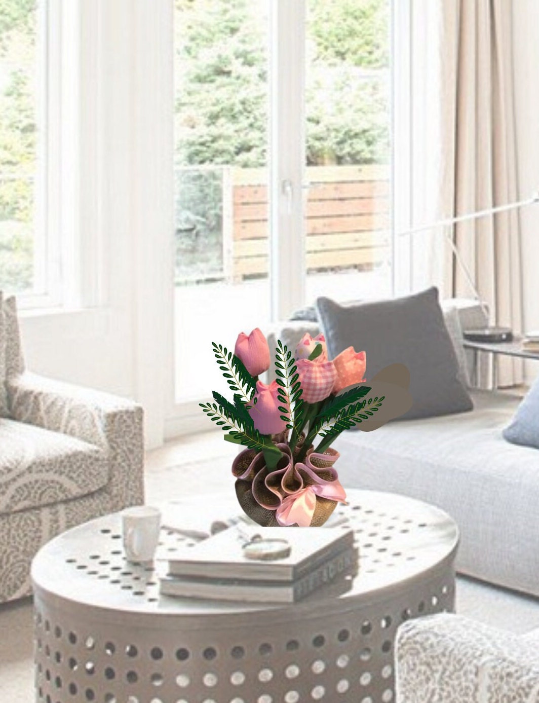 DIY, Tilda Tulip, Easter Decor Pattern, Easter Decor DIY, Tulip ...