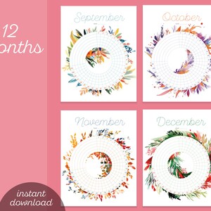 12-month Habit Tracker Bundle | Print & Digital Planner Template ...