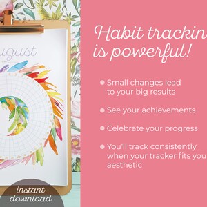 12-month Habit Tracker Bundle | Print & Digital Planner Template ...