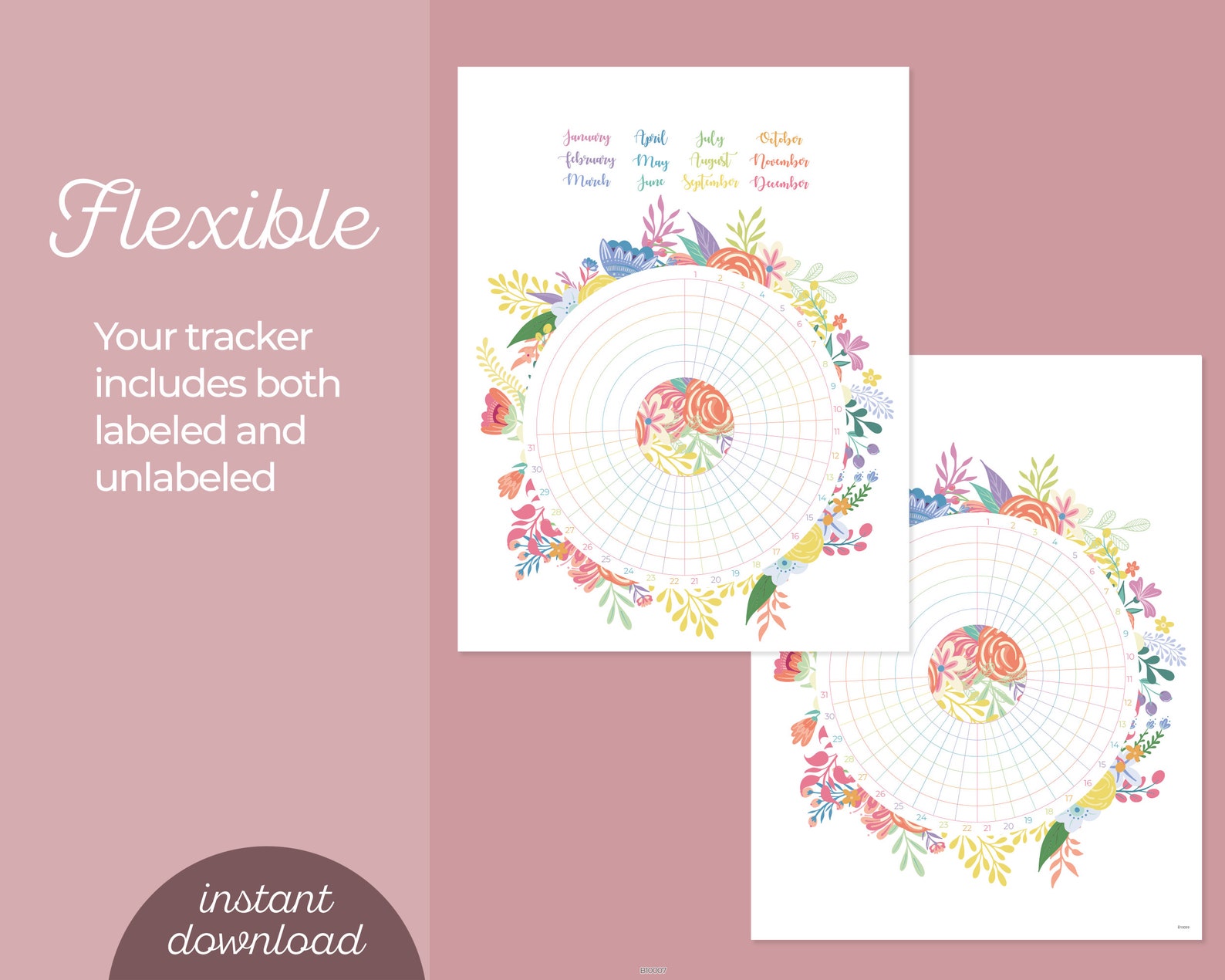 Chore Chart Monthly Task Tracker Wheel | Digital or SVG Printable ...