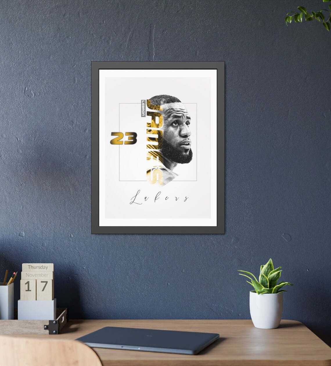 Lebron James Poster, Lâ Lakers Nba King James Basketball Fans Poster ...