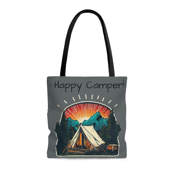 Happy Camper Tote - Etsy
