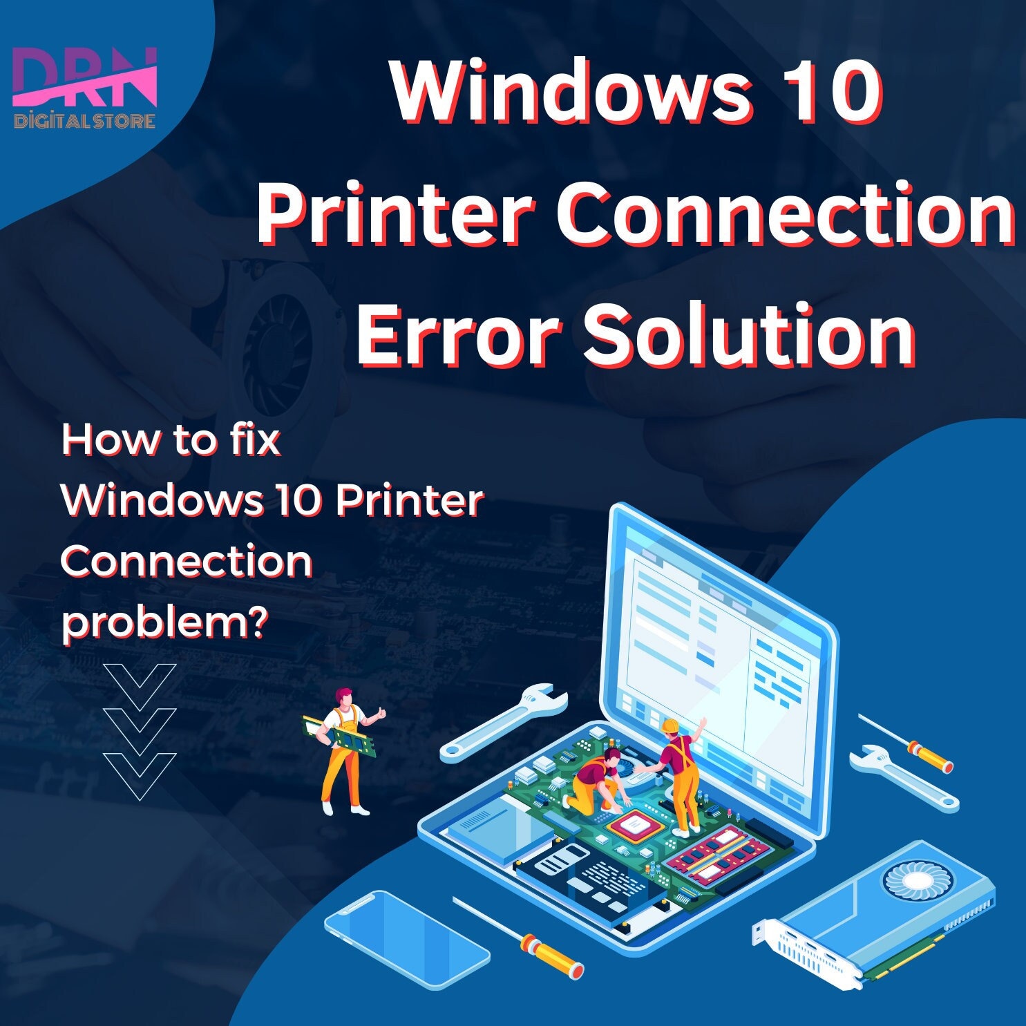 How to Fix Windows 10 Printer Connection Problem - Etsy