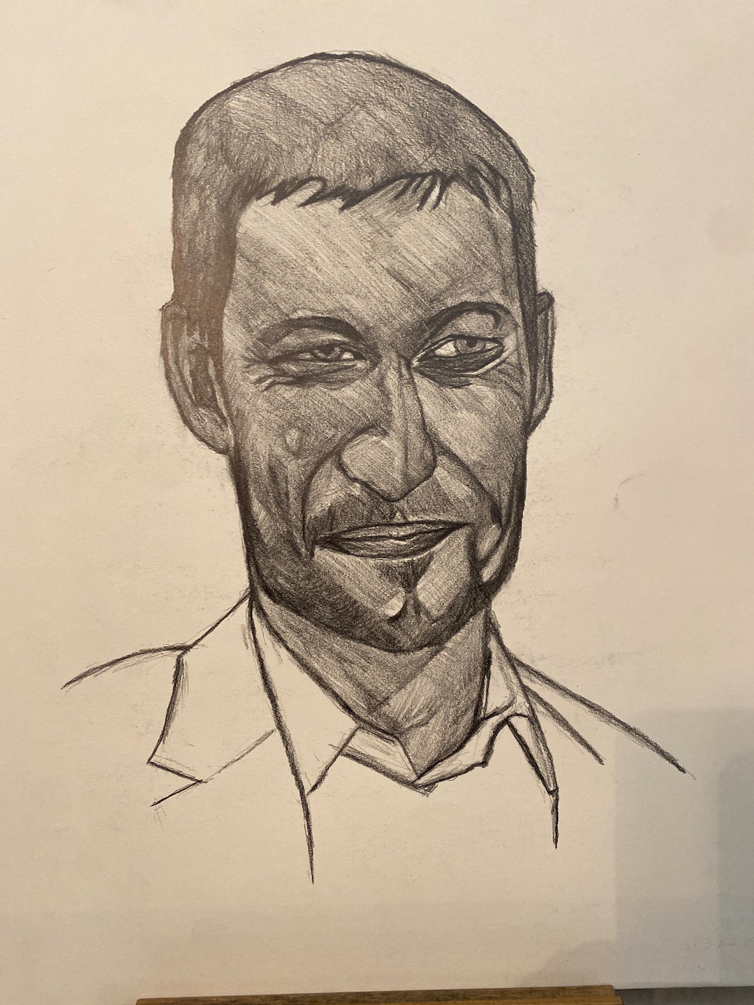 Sketch of Andy Whitfield From spartacus - Etsy