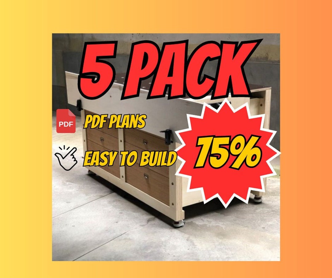 Diy Workbench Plans Garage Workbench Build Ideas Garage Etsy