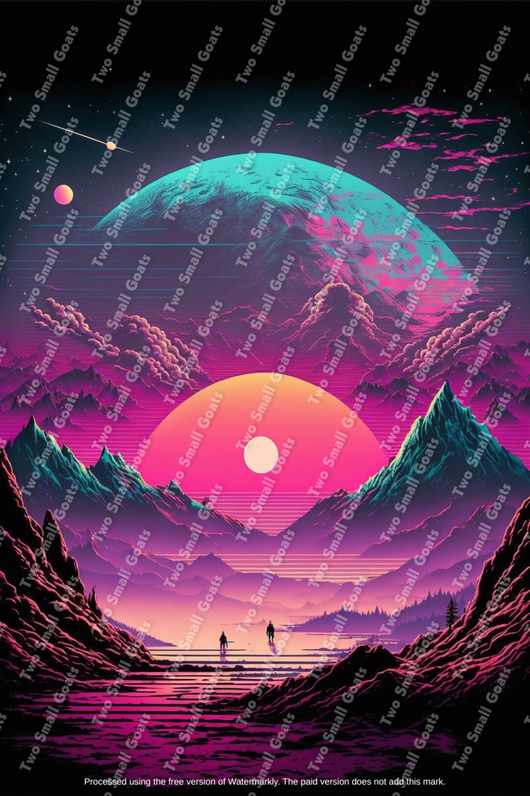 Synthwave Paradise - Etsy