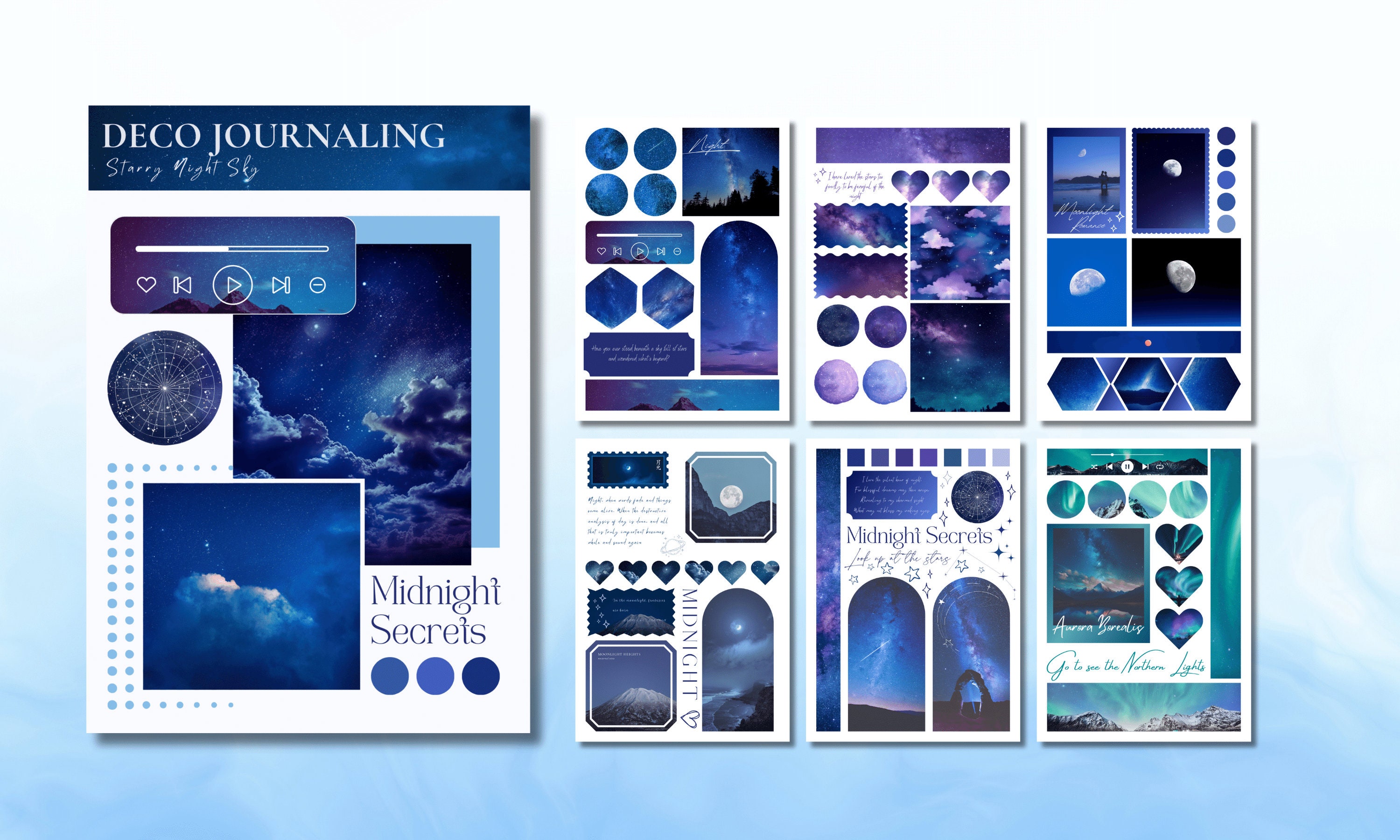 Korean Deco Stickers | Sticker Pack Aesthetic | Minimal Planner ...