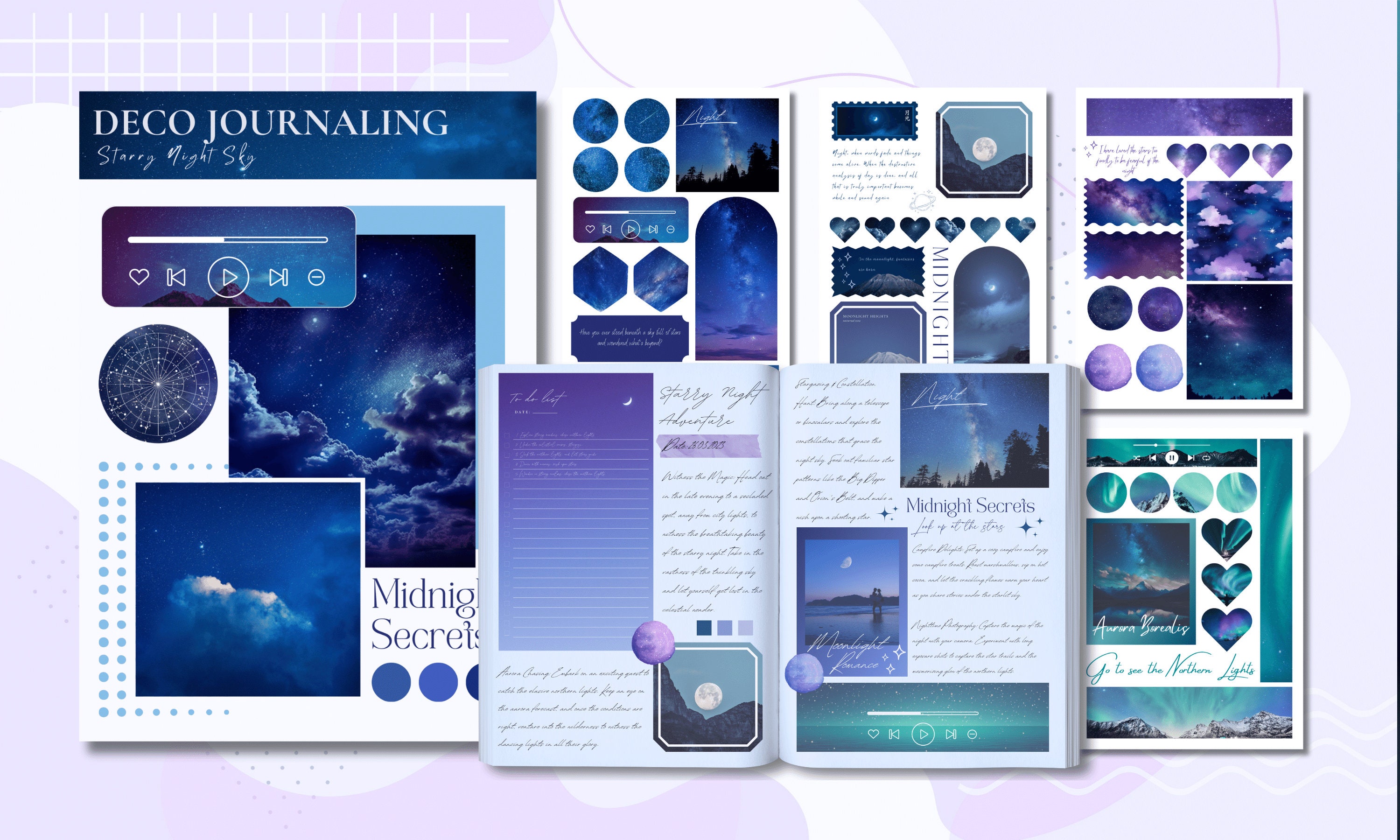 Korean Deco Stickers | Sticker Pack Aesthetic | Minimal Planner ...