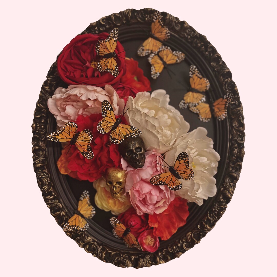 Flower Butterfly Frame - Etsy