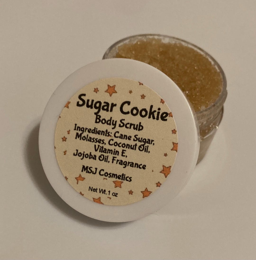 Mini Sugar Cookie Body Scrub Scented Sugar Scrub 1.5 Jars - Etsy