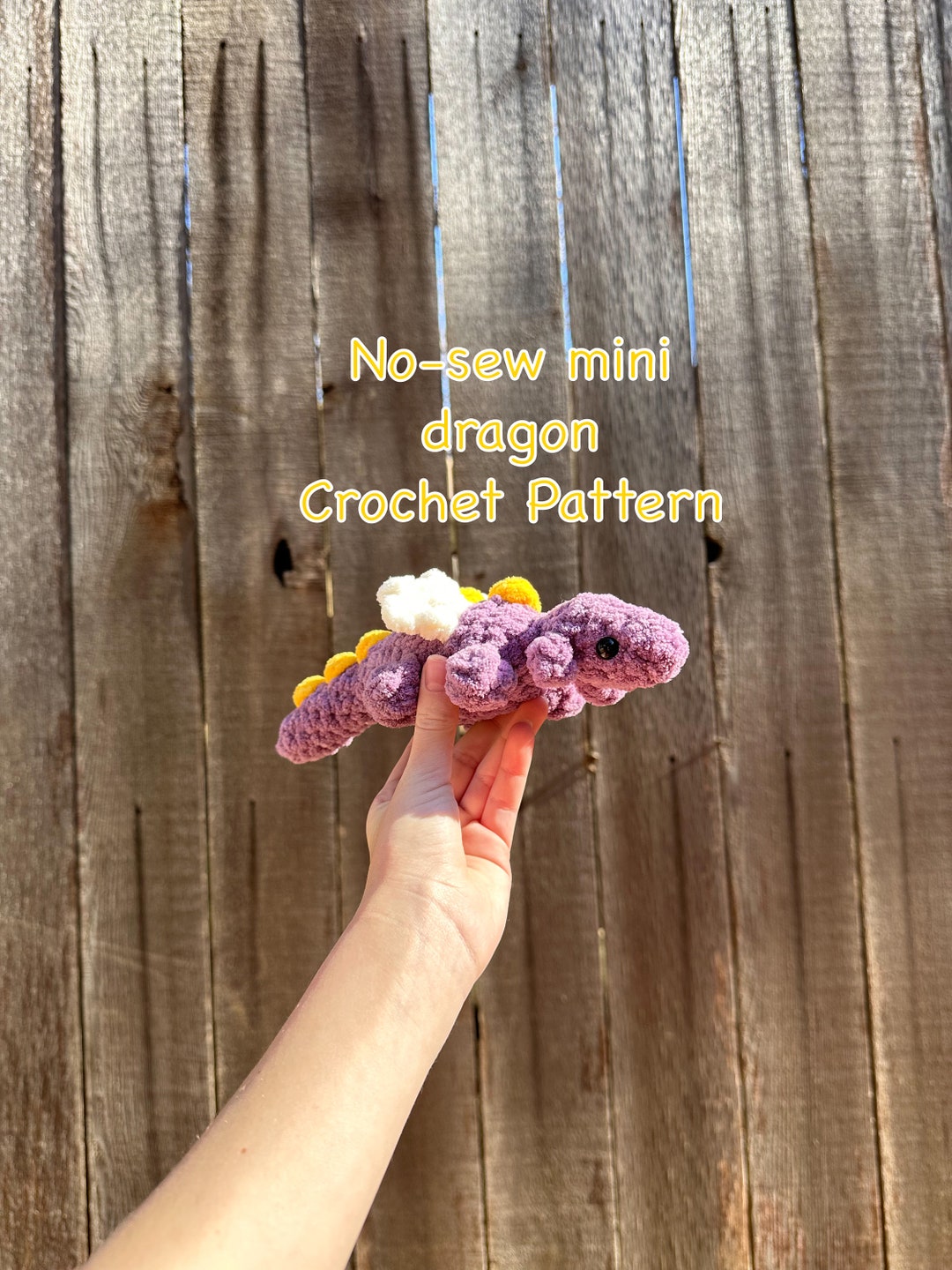 No-sew Mini Dragon Crochet Pattern| Digital Pattern| PDF - Etsy