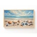 Coastal Beach Scene Digital Art for Frame TV, Seashore Elements, High ...