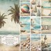 Day at the Beach Digital Journal Pages, Vintage Beach Theme Printables ...