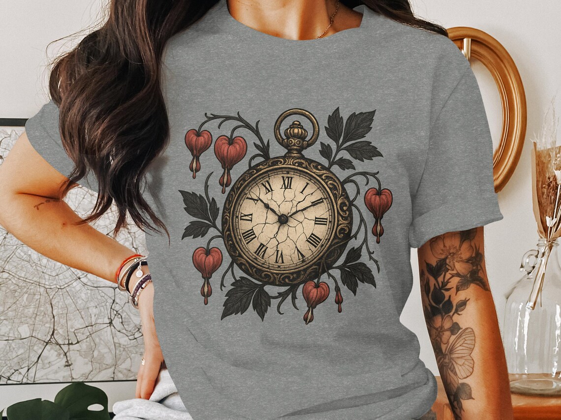 Pocket Watch Png, Bleeding Heart Flowers, Clock Png, Digital, Digital ...