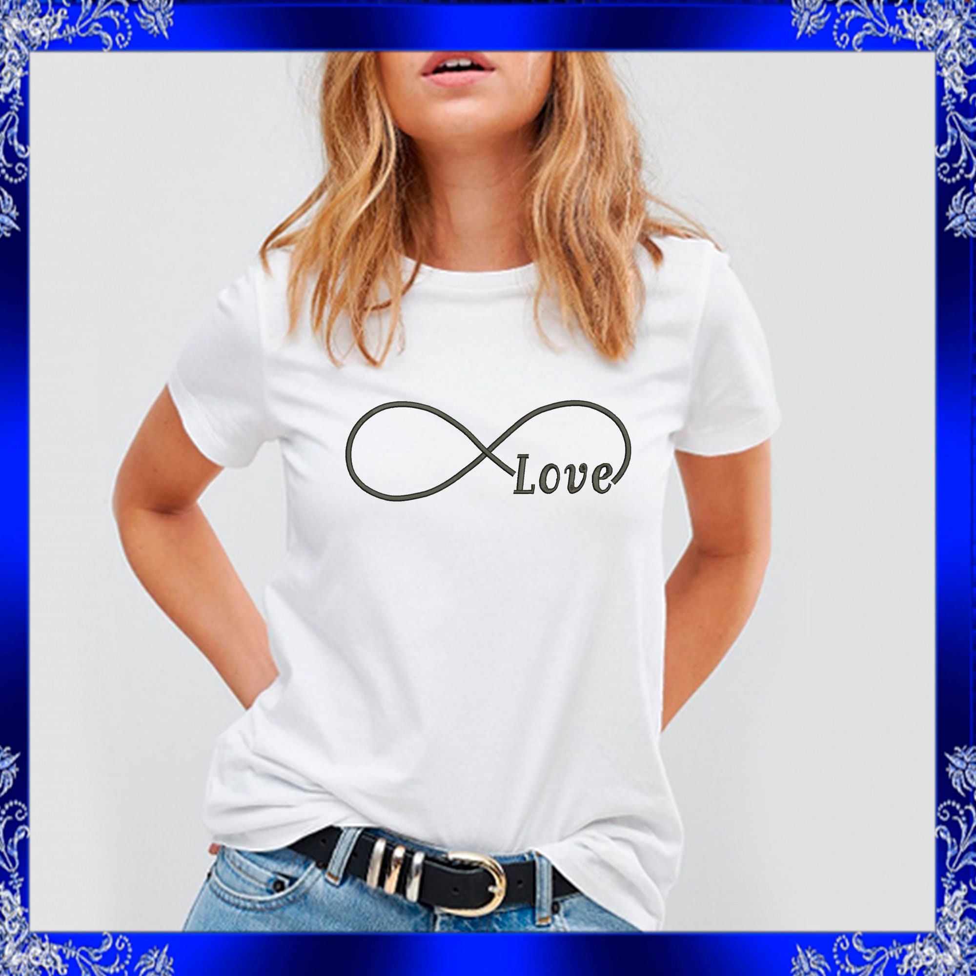 Infinity Love Machine Embroidery Design Love Infinity Embroidery Design ...