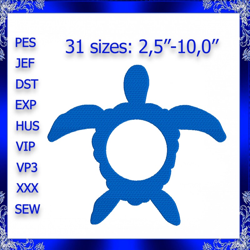 Turtle Monogram - Etsy