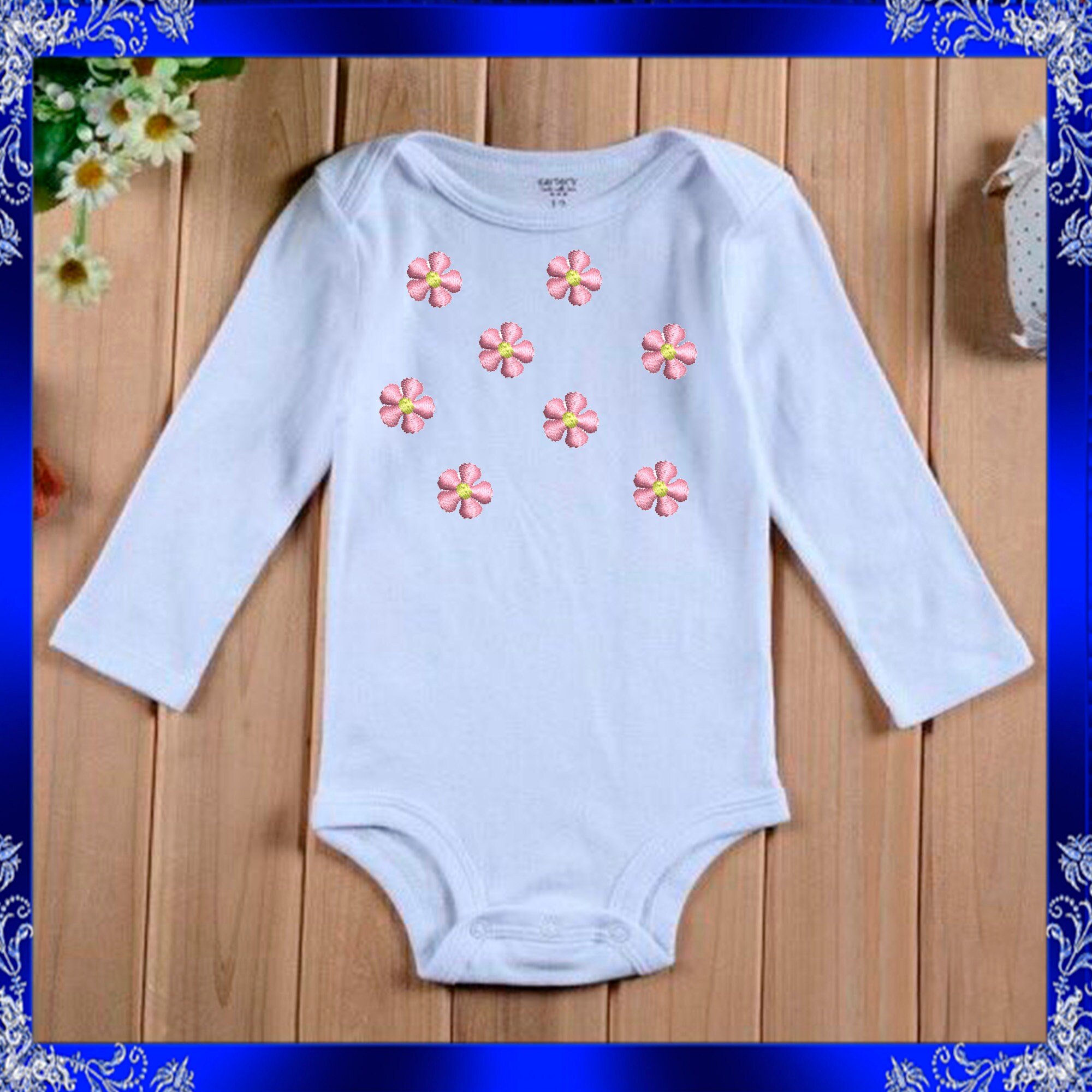 Tiny Flower Embroidery Design Flower Mini Machine Embroidery Design ...