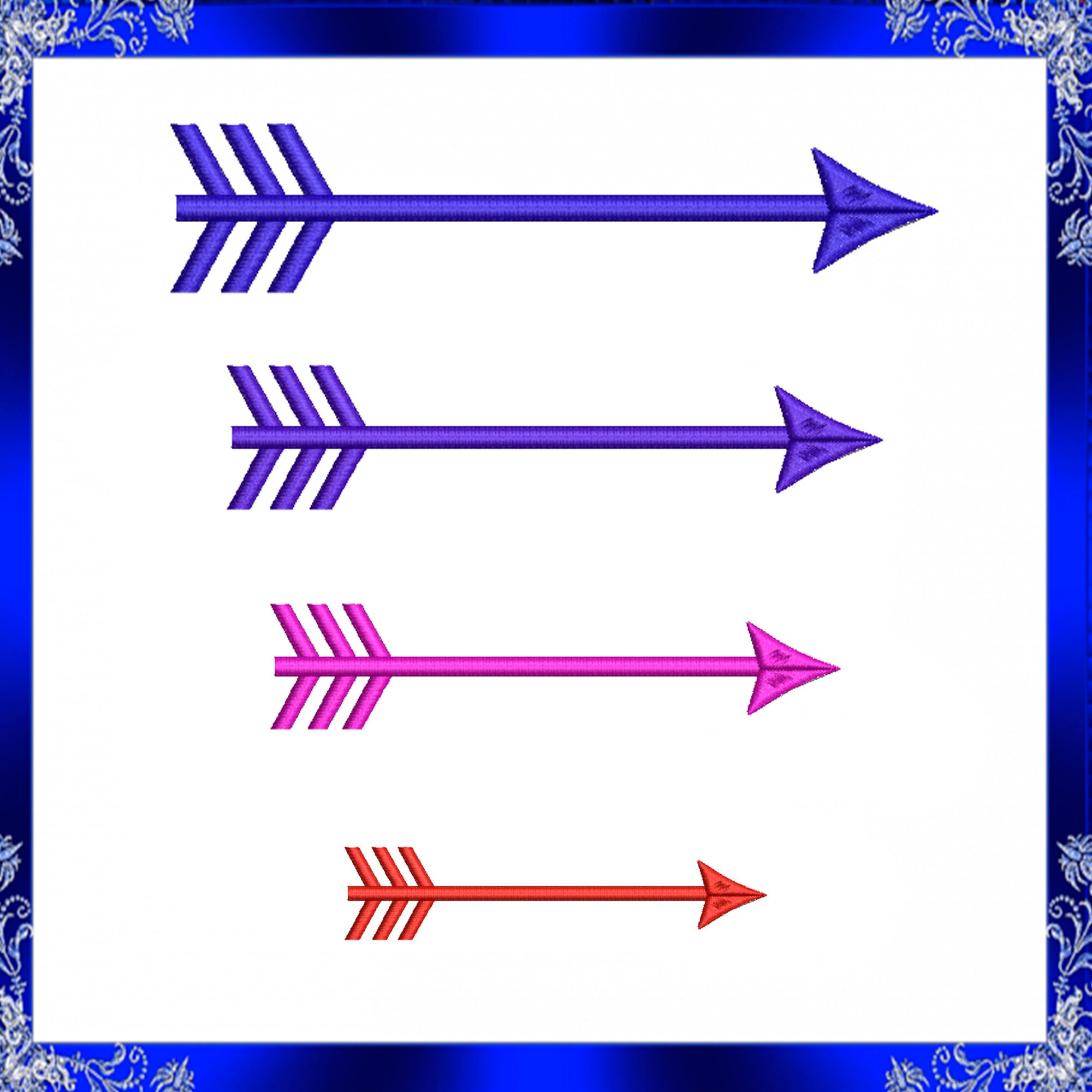 Arrow Machine Embroidery Design Machine Embroidery Design Big Arrow ...