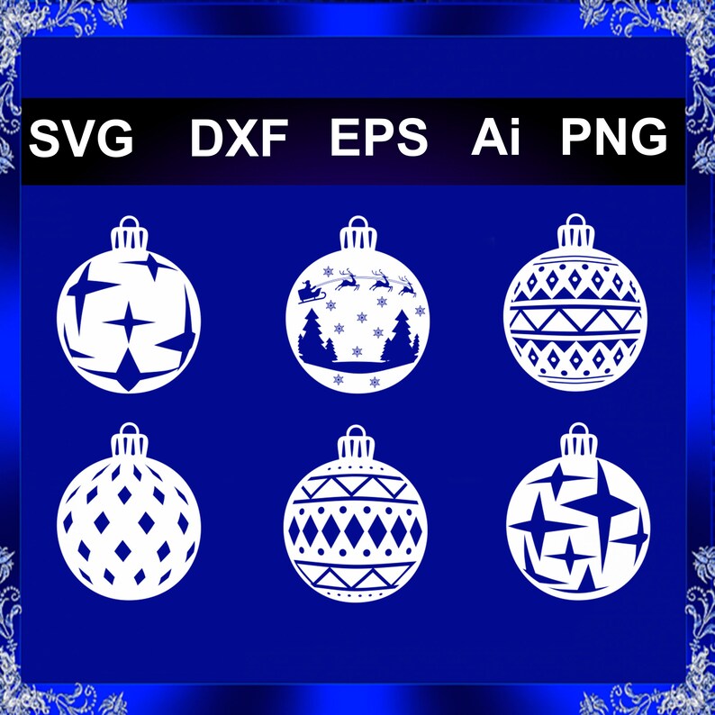 Christmas Ball Svg Cute Christmas Ball 3d Christmas Laser Cut Christmas ...