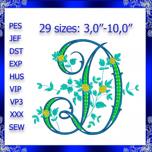 Monogram Letter D - Etsy