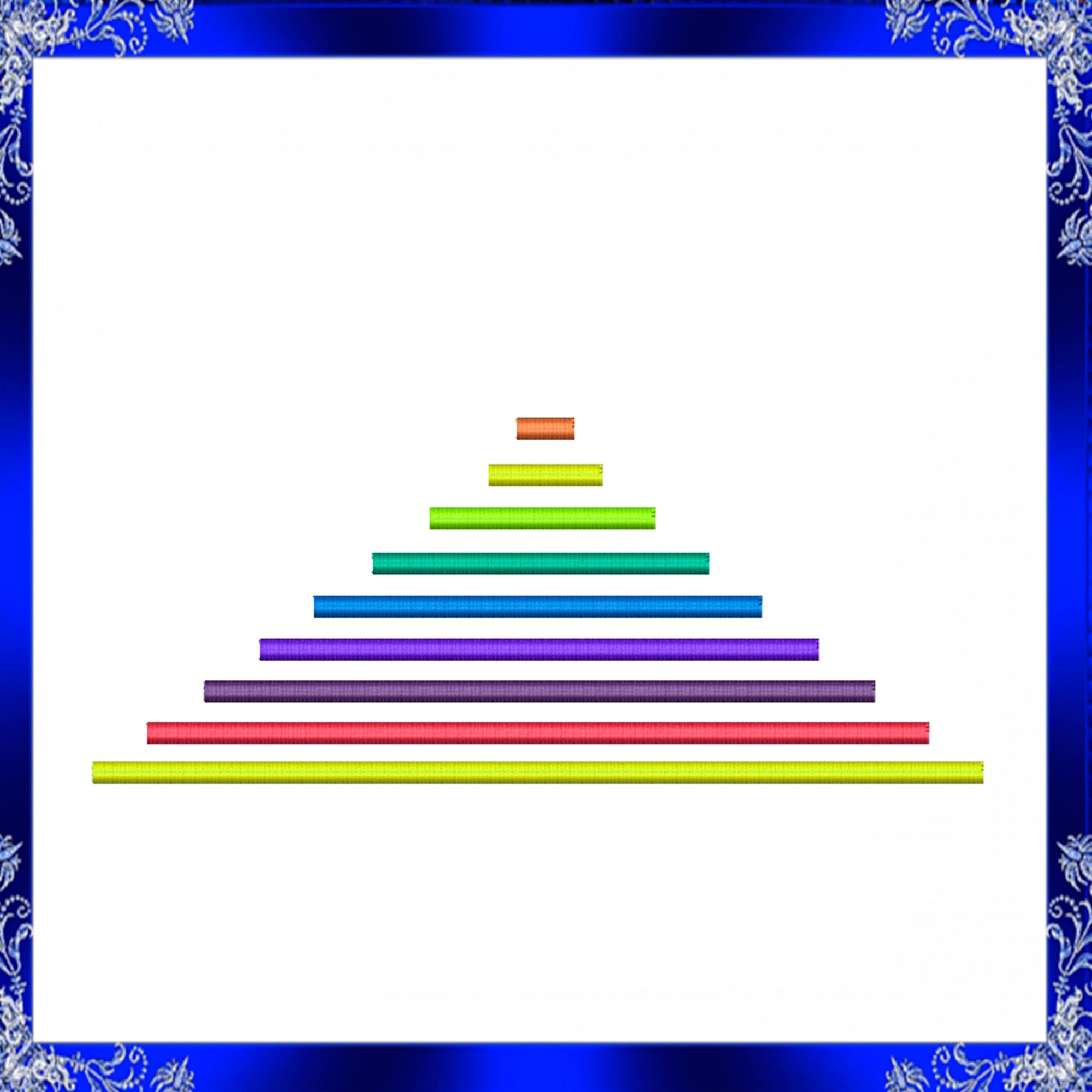 Satin Stitch Line Machine Embroidery Single Straight Line Embroidery ...