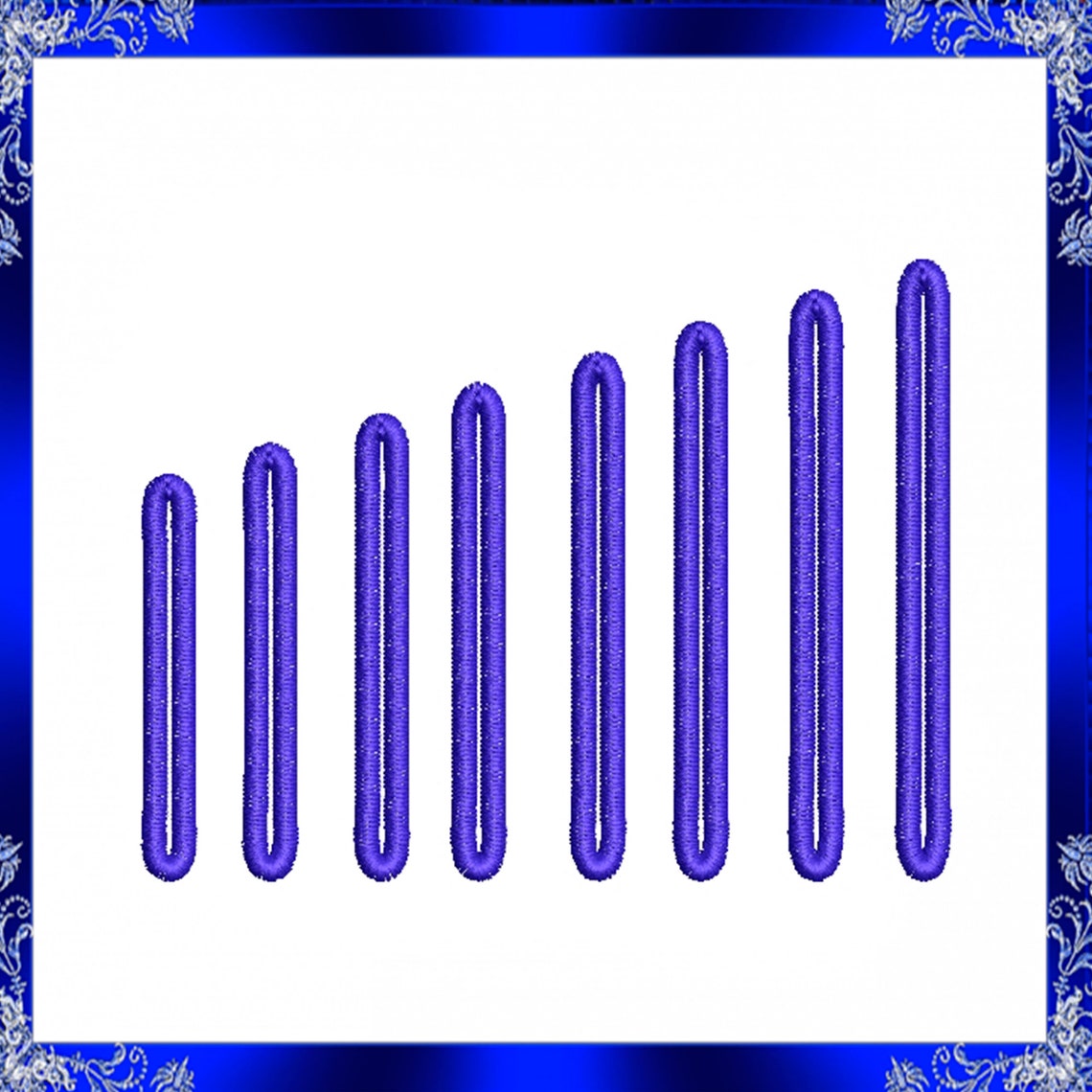 Rounded Buttonholes Embroidery Keyhole Rounded Embroidery Buttonhole ...