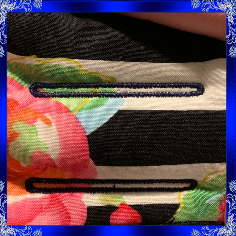 Rounded Buttonholes Embroidery Keyhole Rounded Embroidery Buttonhole ...