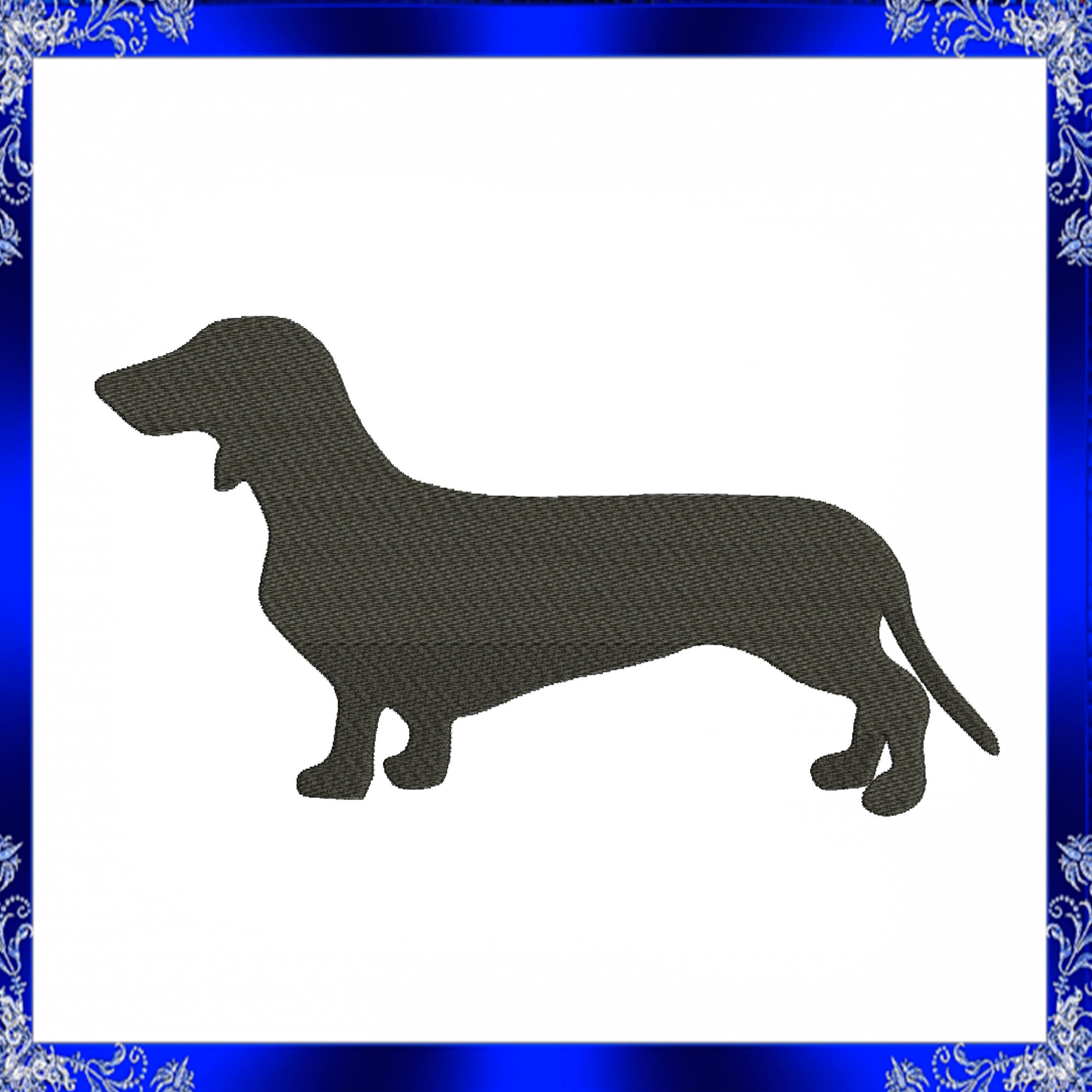 Dachshund Machine Embroidery Design Dachshund Embroidery Design Dog ...