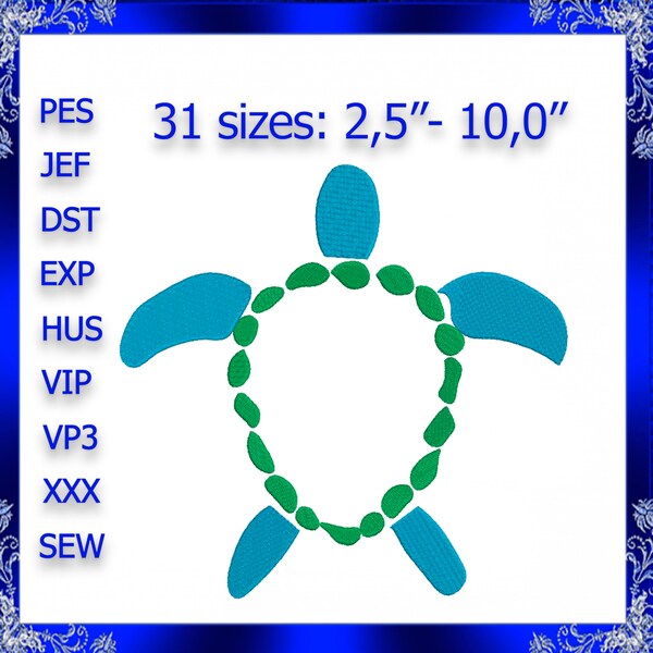 Turtle Monogram - Etsy