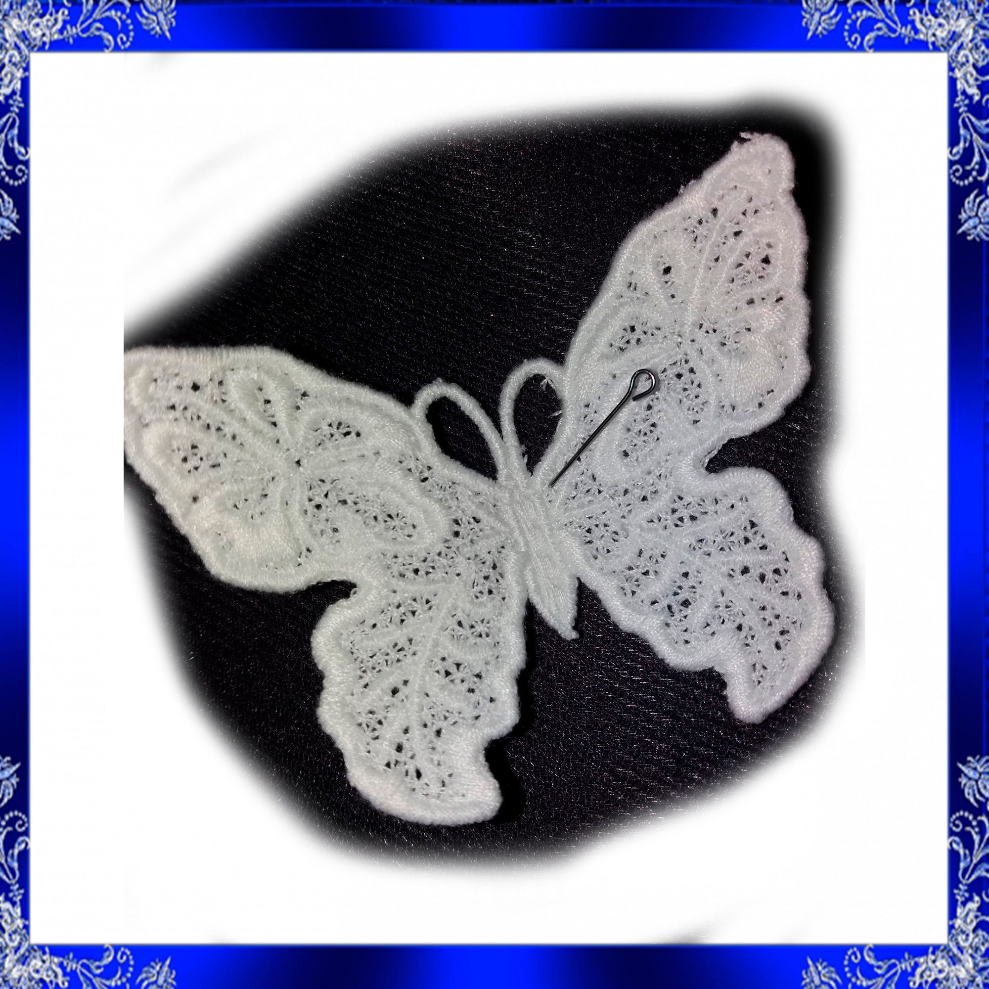 FSL Butterfly Free Standing Lace Machine Embroidery Design 3D Butterfly ...