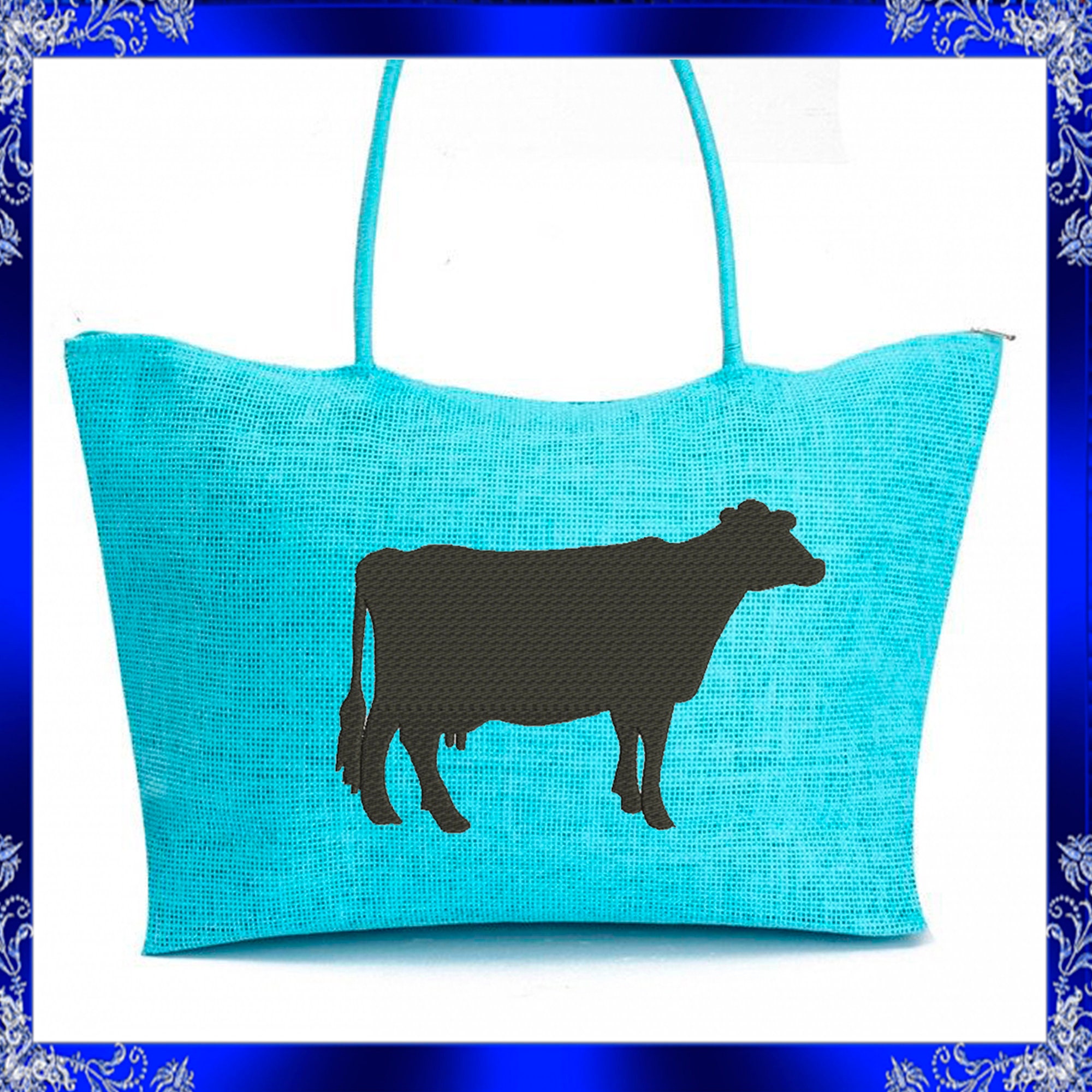 Cow Machine Embroidery Design Tiny Dairy Cow Silhouette Mini Cow ...