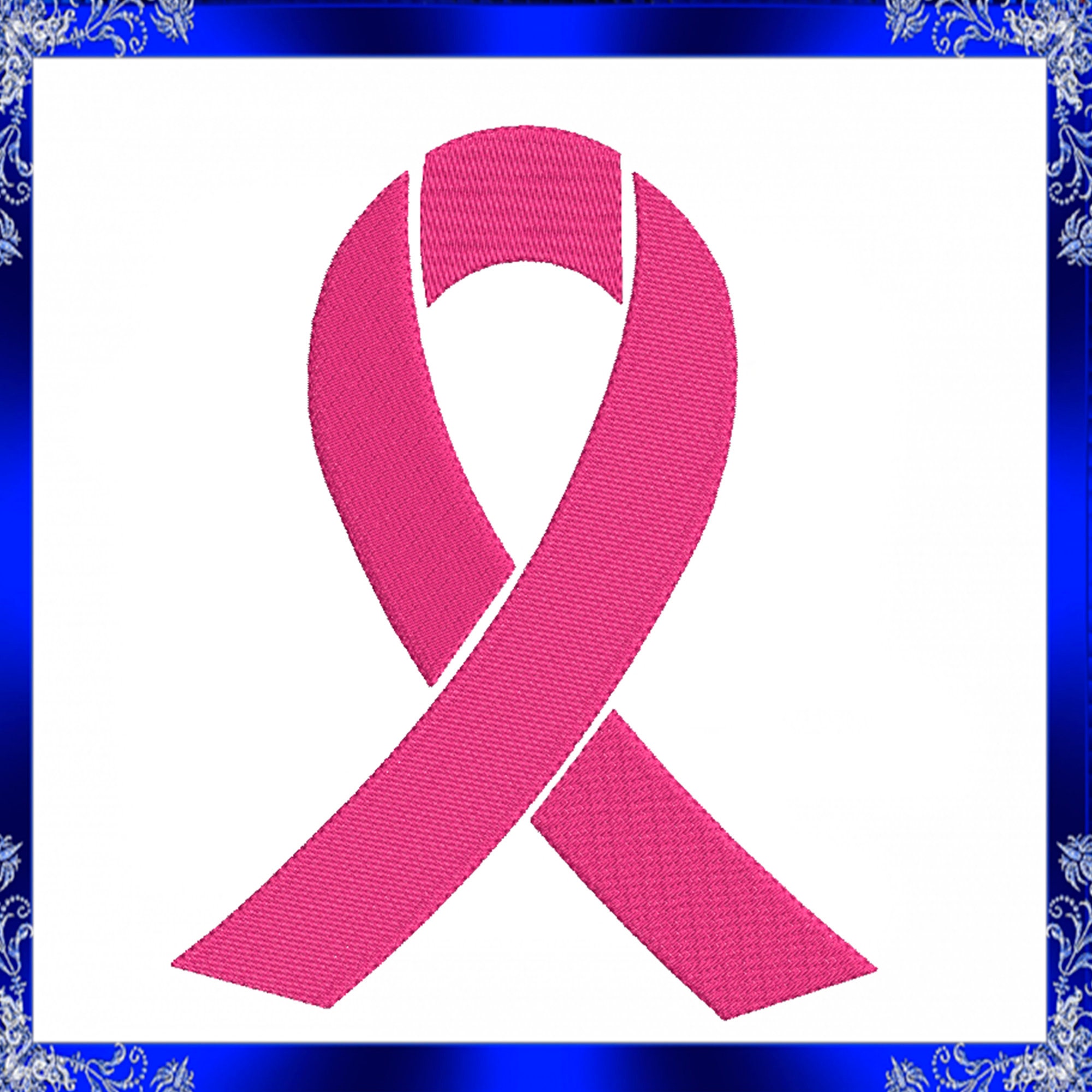 Awareness Ribbon Embroidery Design Cancer Awareness Ribbon Cancer ...