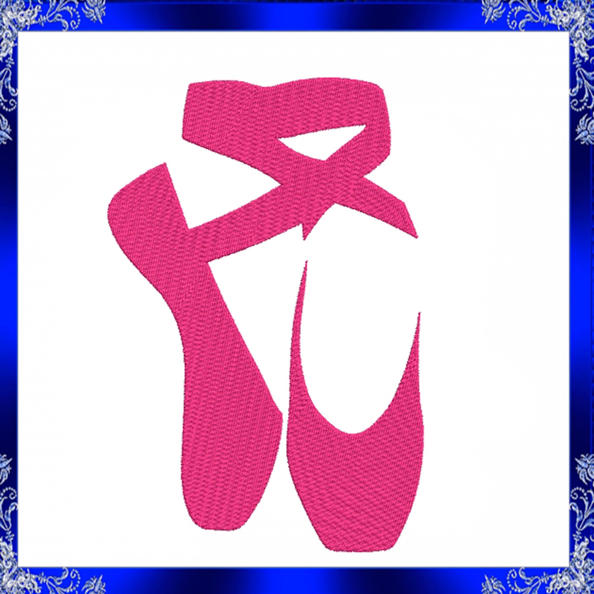 Ballet Shoes Machine Embroidery Design Ballet Slippers Pointe Shoes ...