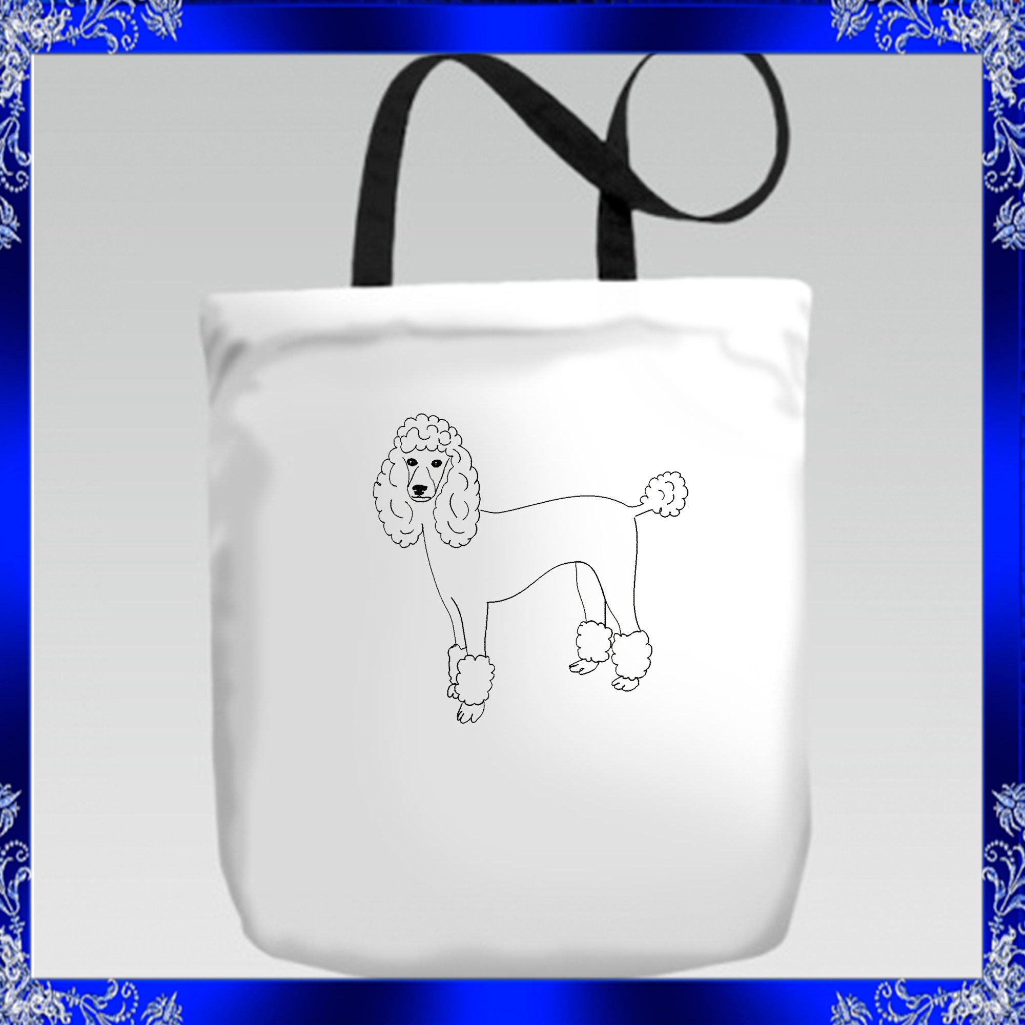 Poodle Silhouette Machine Embroidery Design Instant Download Puppy ...