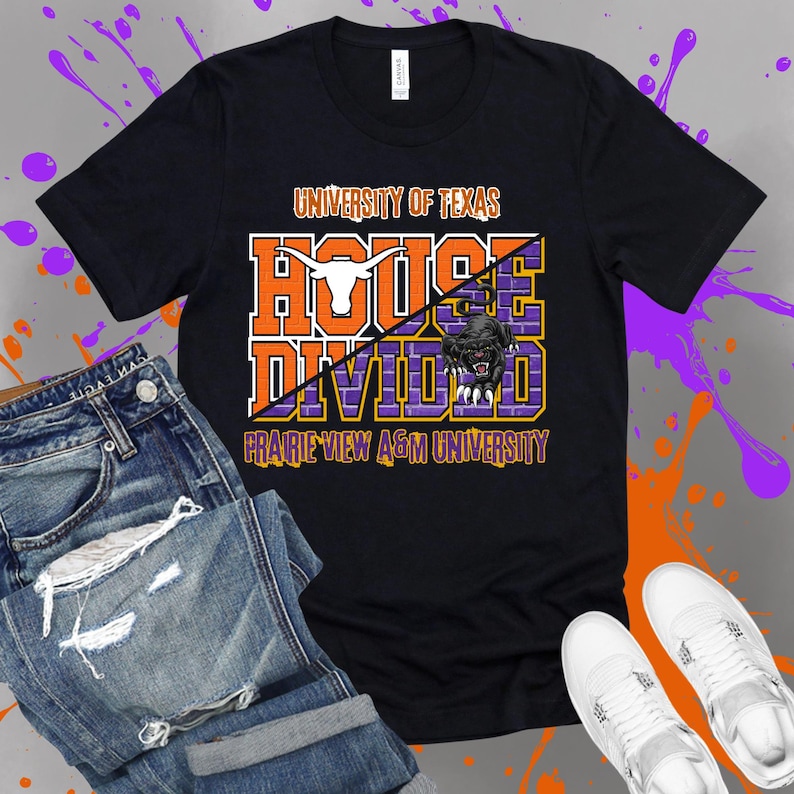 House Divided T-shirt, Bethune-cookman University Vs Florida A&M ...
