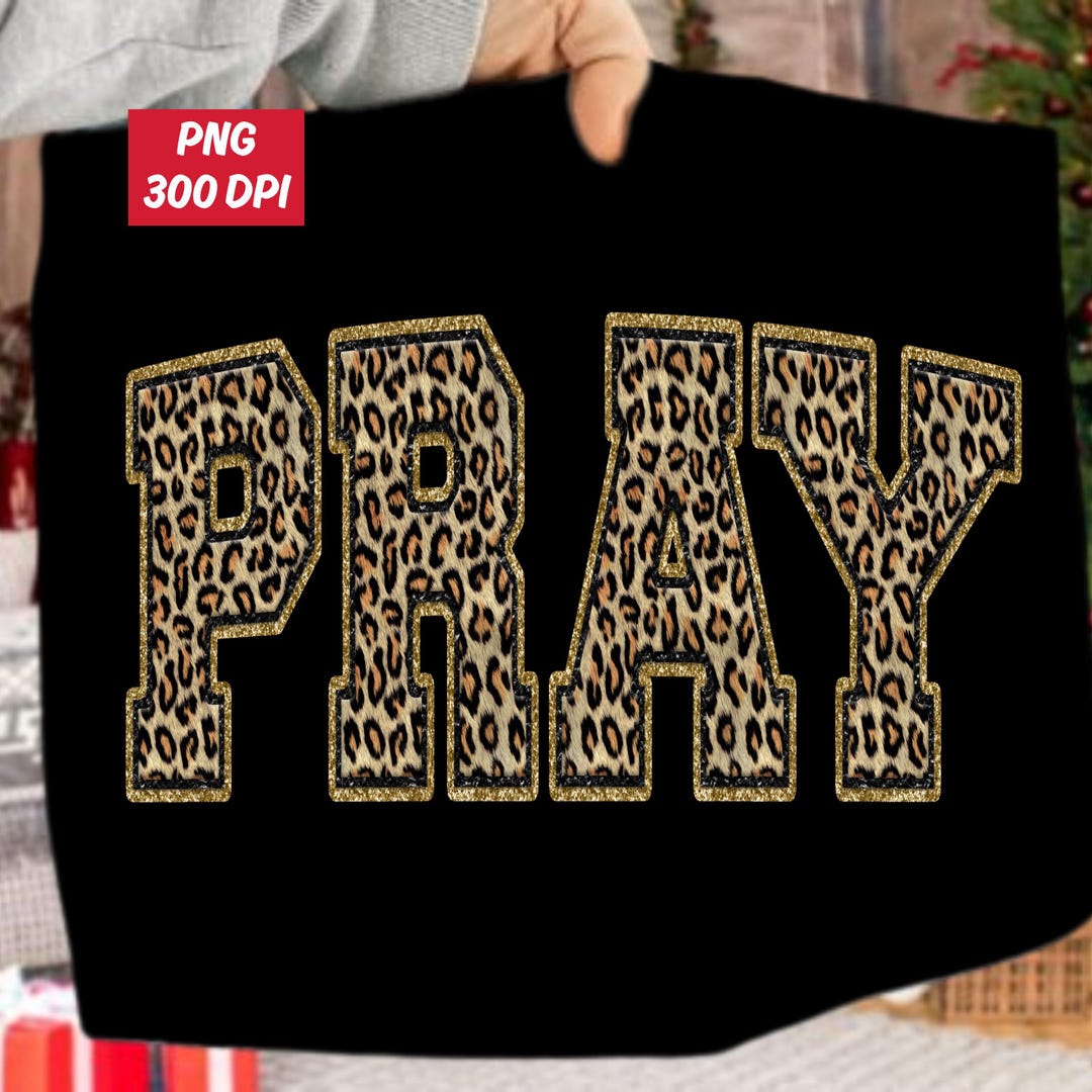 Leopard Pray Christian PNG, Religious PNG, Jesus Sublimation,christian ...