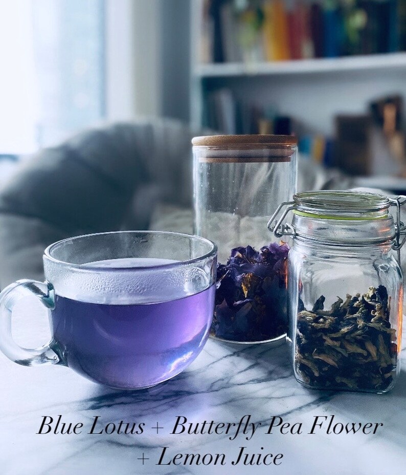24g Blue Lotus Blue Lotus Tea Blue Lotus Flower Tea Blue Lotus Smoke ...