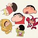 5/10/20/30/50 Shin-chan Stickers Anime Cute Adorable Manga Japanese ...